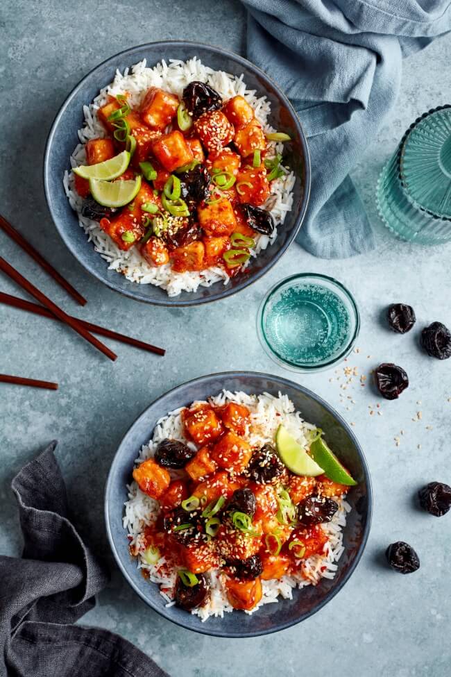 Sticky Tofu with Prunes | Sunsweet® Australia